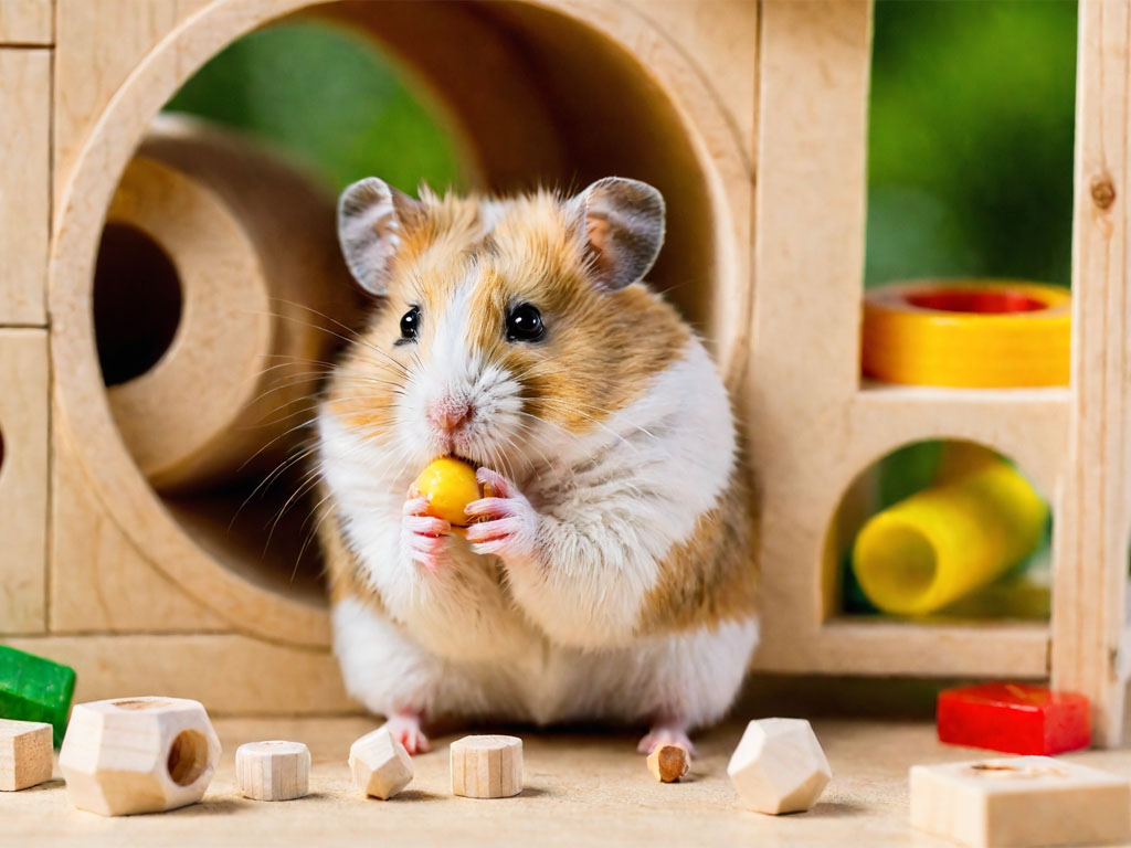 Чому хом’як гризе клітку і як відучити його від цього